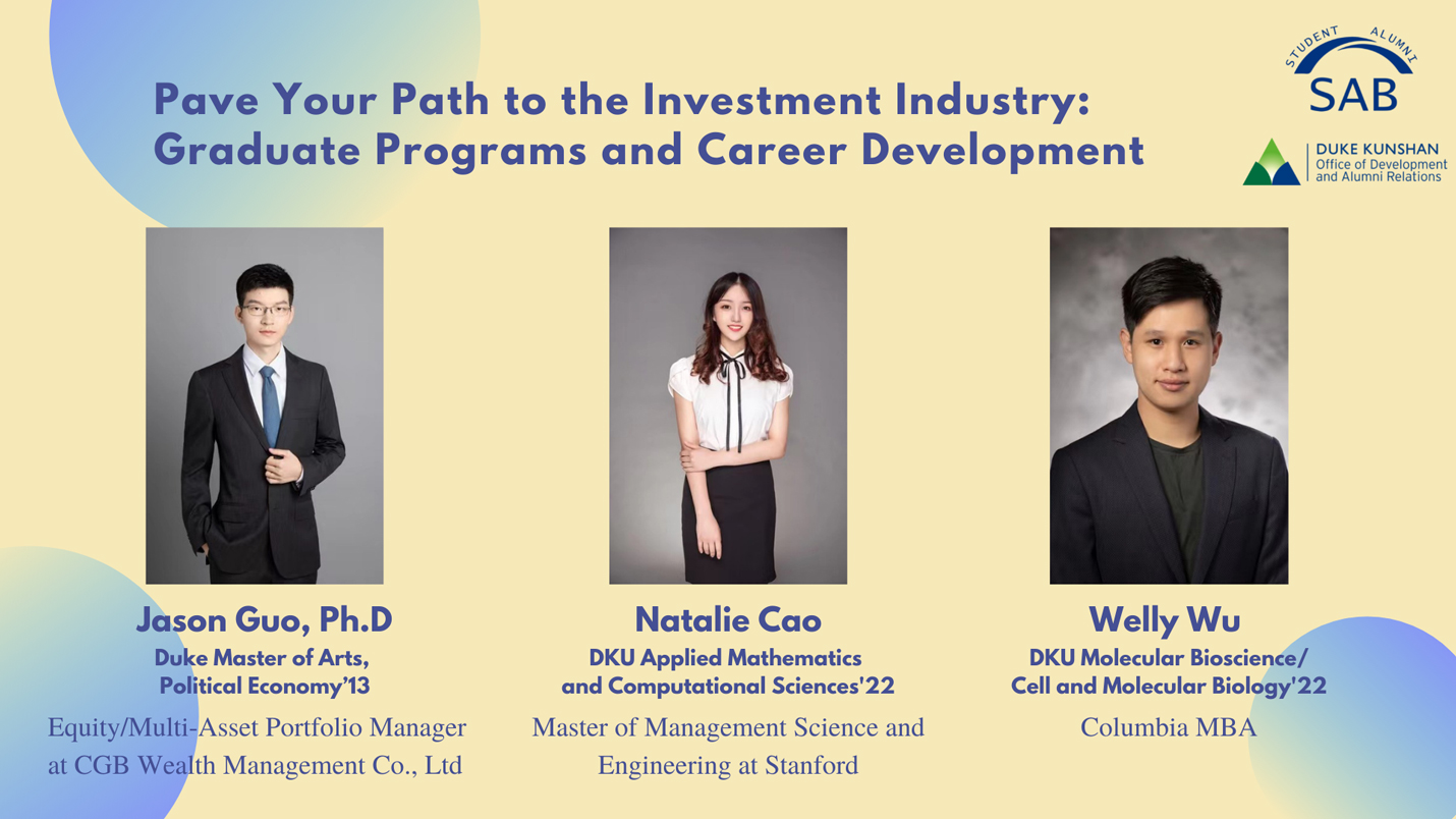 Pave Your Path to the Investment Industry: Graduate Programs and Career ...