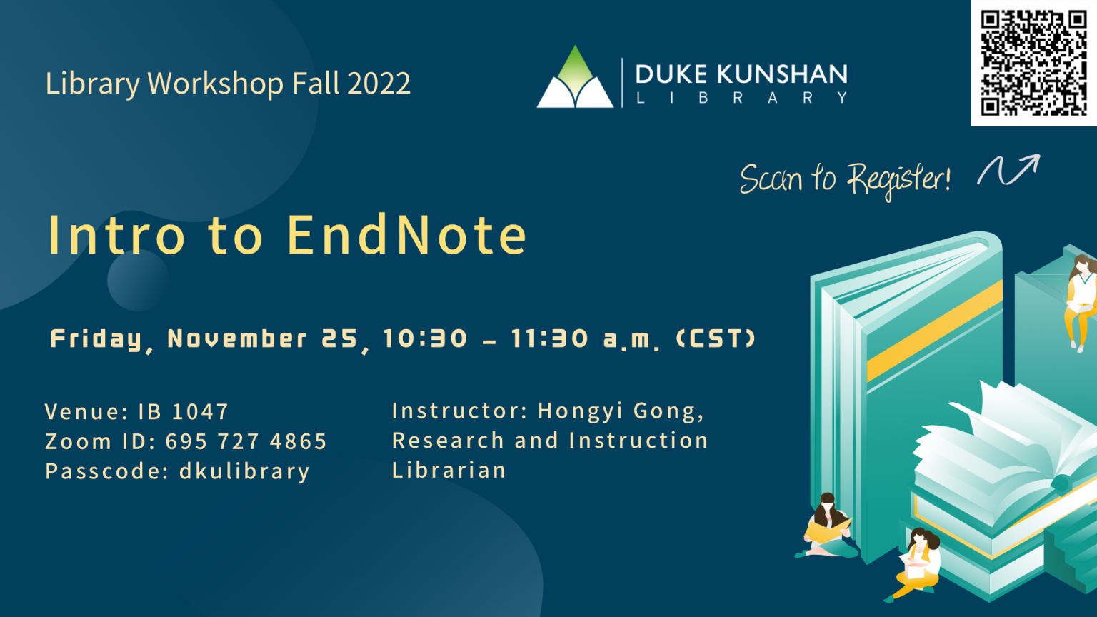 Library Workshops | Library | Duke Kunshan University