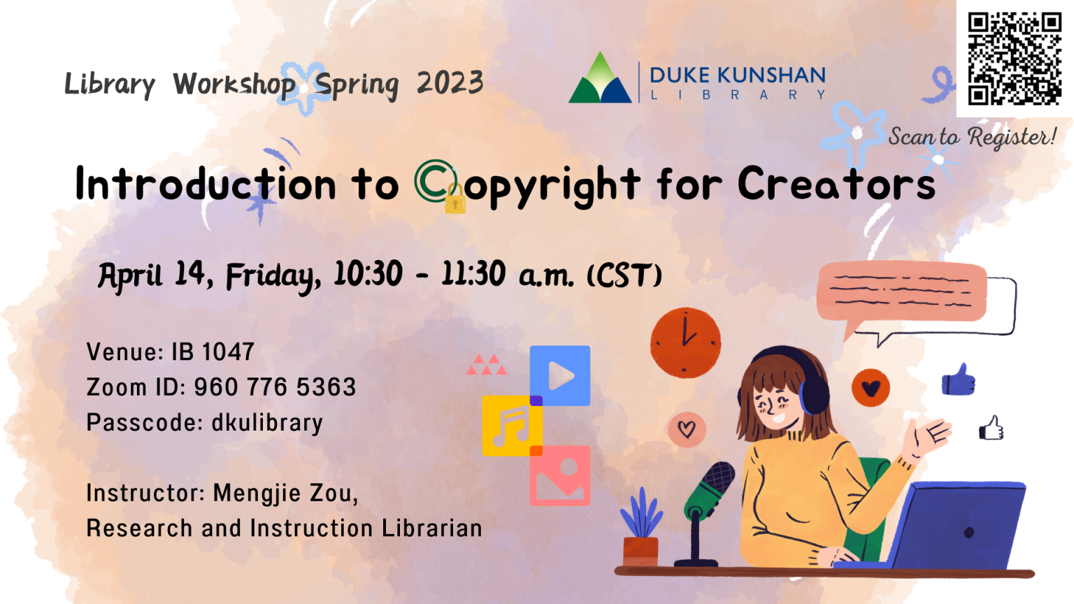 Workshop | Introduction to Copyright for Creators - Library | Duke ...