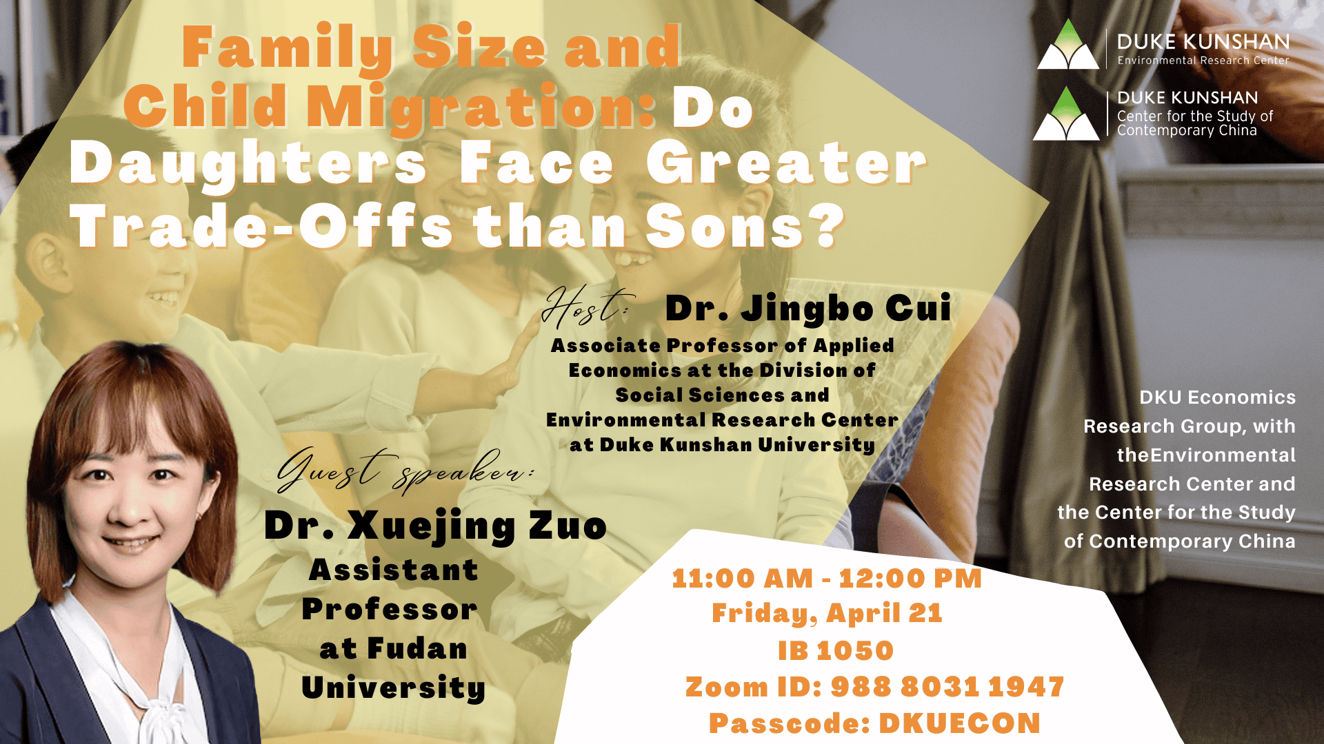 Econ. Seminar | Family Size and Child Migration: Do Daughters Face ...