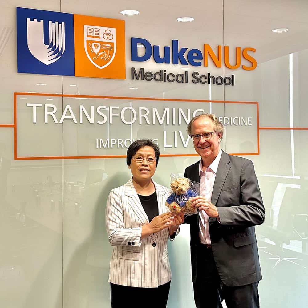 Chancellor leads DKU visit to Singapore for health collaboration talks ...