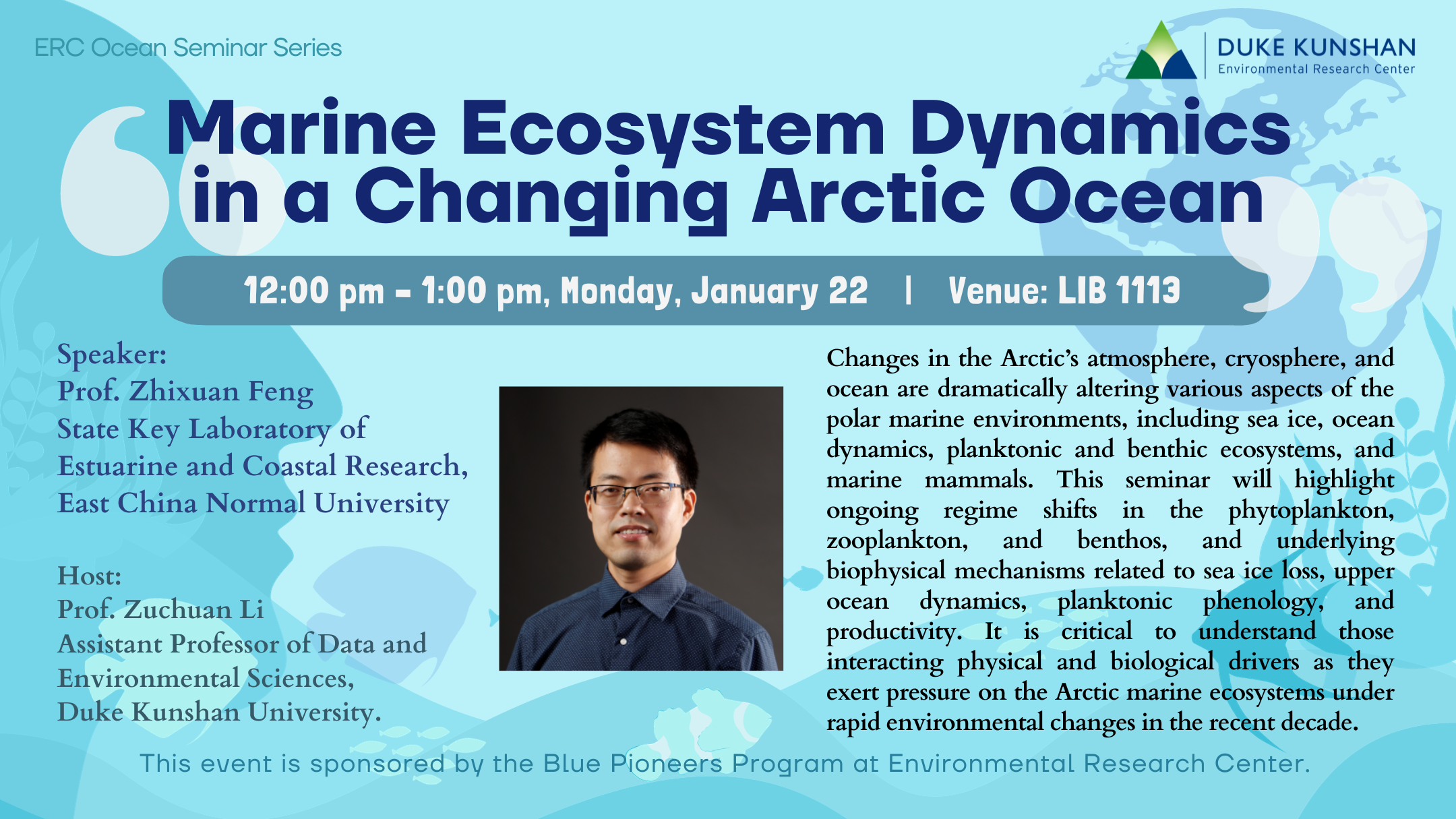 ERC Ocean Seminar Series｜Marine Ecosystem Dynamics in a Changing Arctic ...