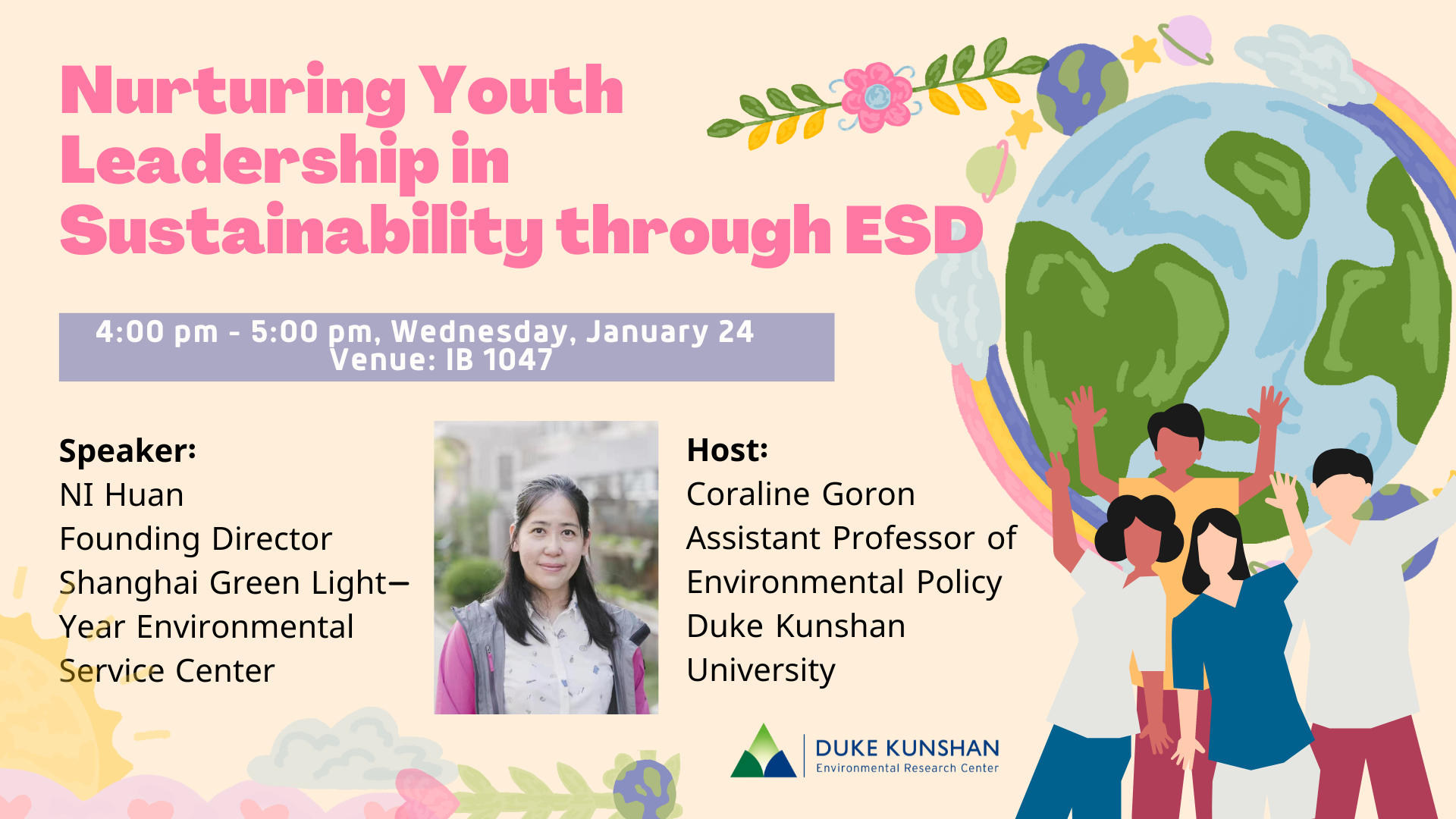 ERC seminar｜Nurturing Youth Leadership in Sustainability through ESD ...