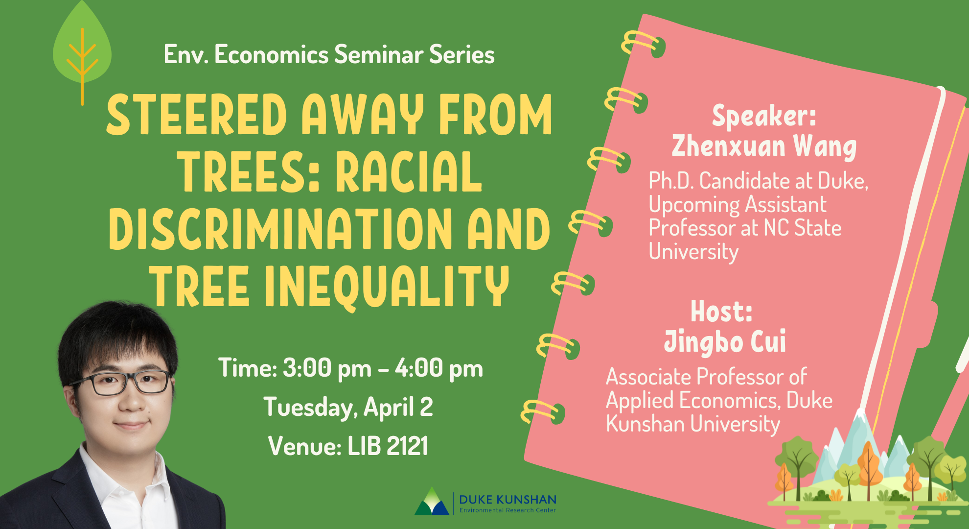 Econ. Seminar｜Steered Away from Trees: Racial Discrimination and Tree ...
