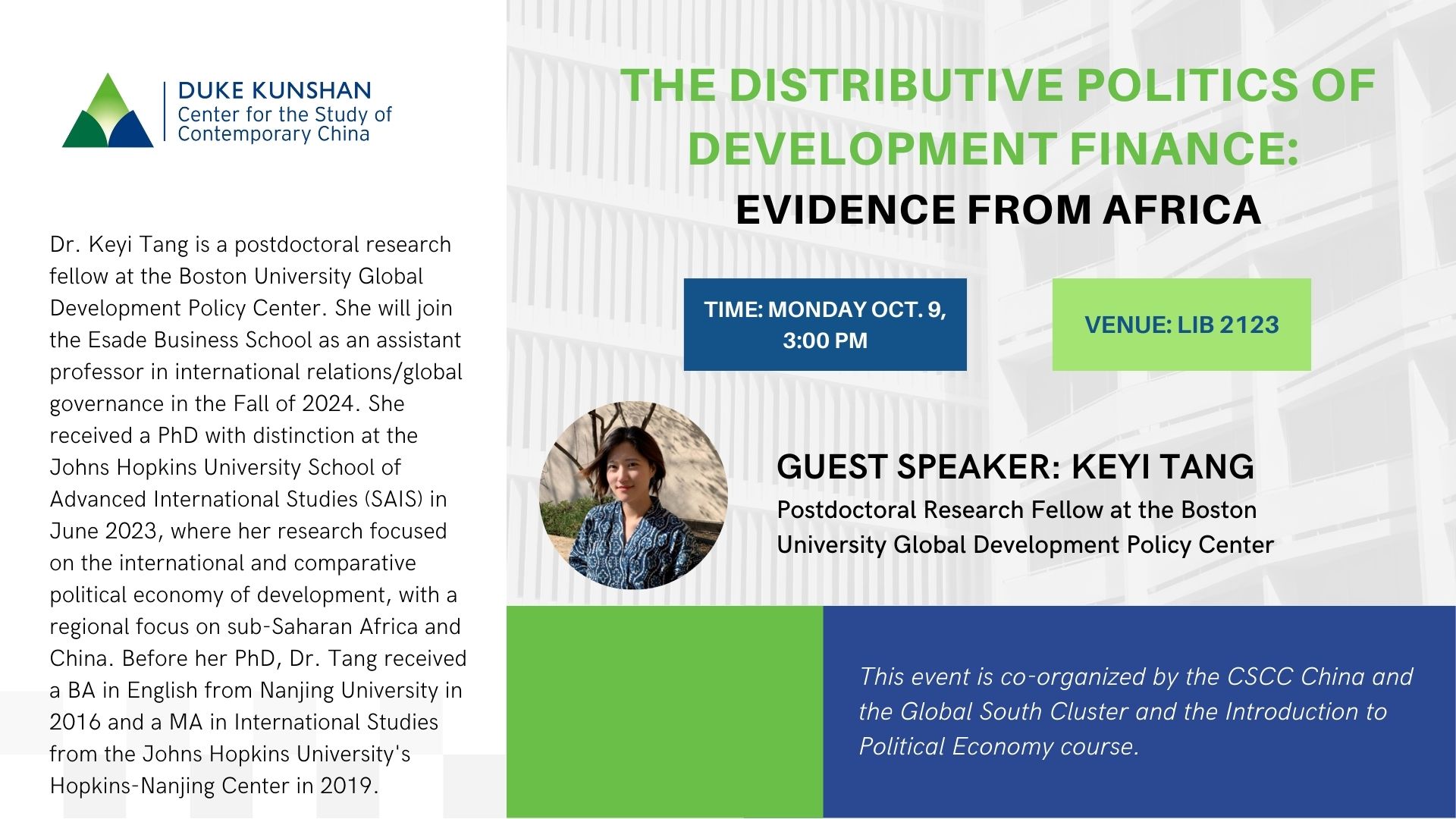 The Distributive Politics of Development Finance: Evidence from Africa ...