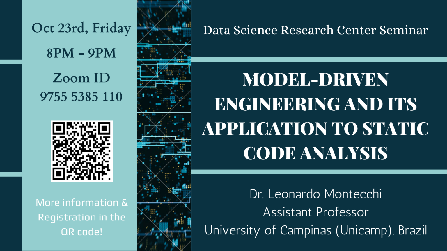 DSRC Seminar | Model-Driven Engineering and Its Application to Static ...