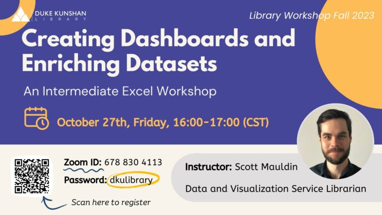 Library Workshops - Library | Duke Kunshan University