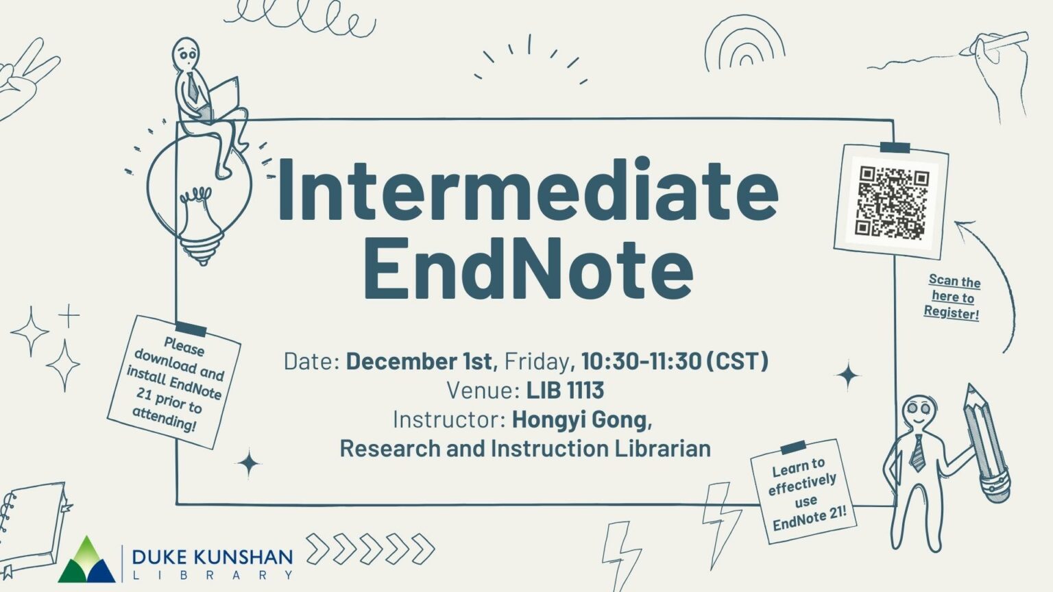 Library Workshops – Library | Duke Kunshan University