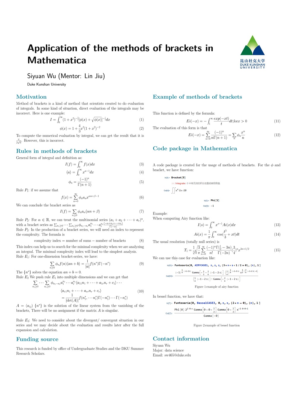Application of methods of brackets in Mathematica – SW Conference and Exhibition
